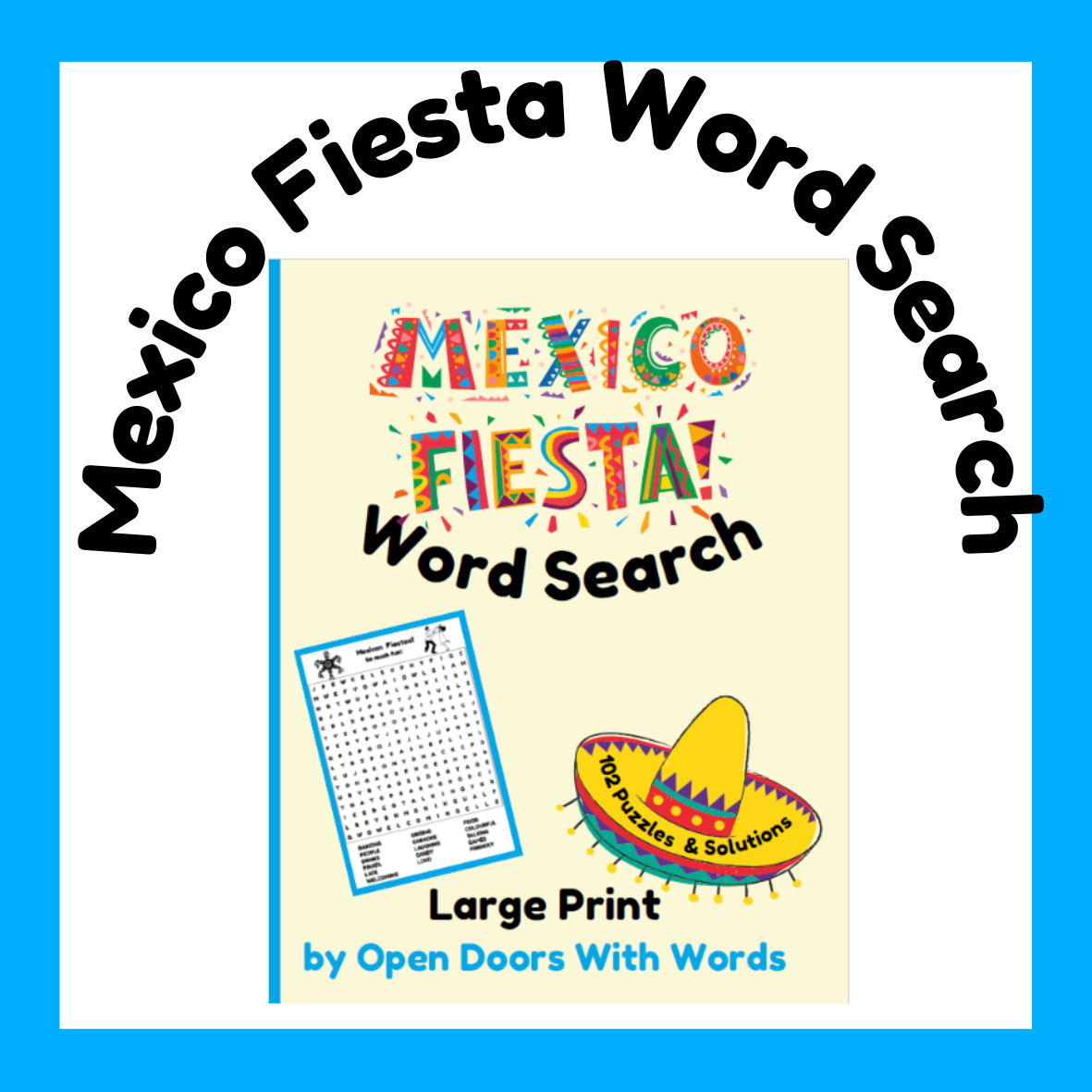 Mexico Fiesta Word Search | Open Doors With Words