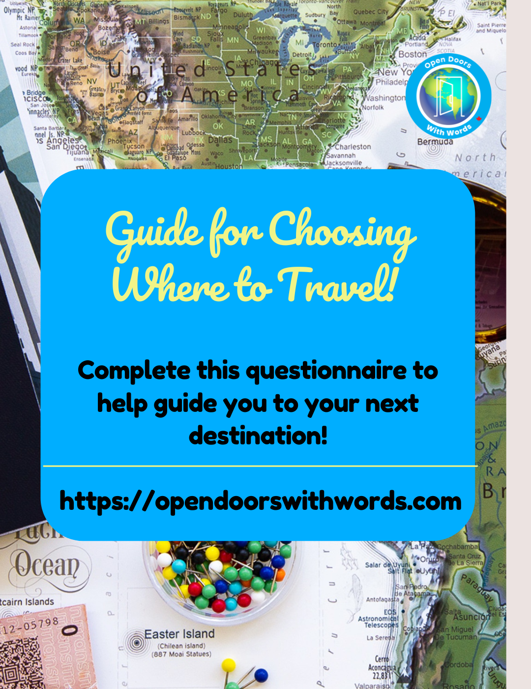 Choosing Where To Travel | Open Doors With Words