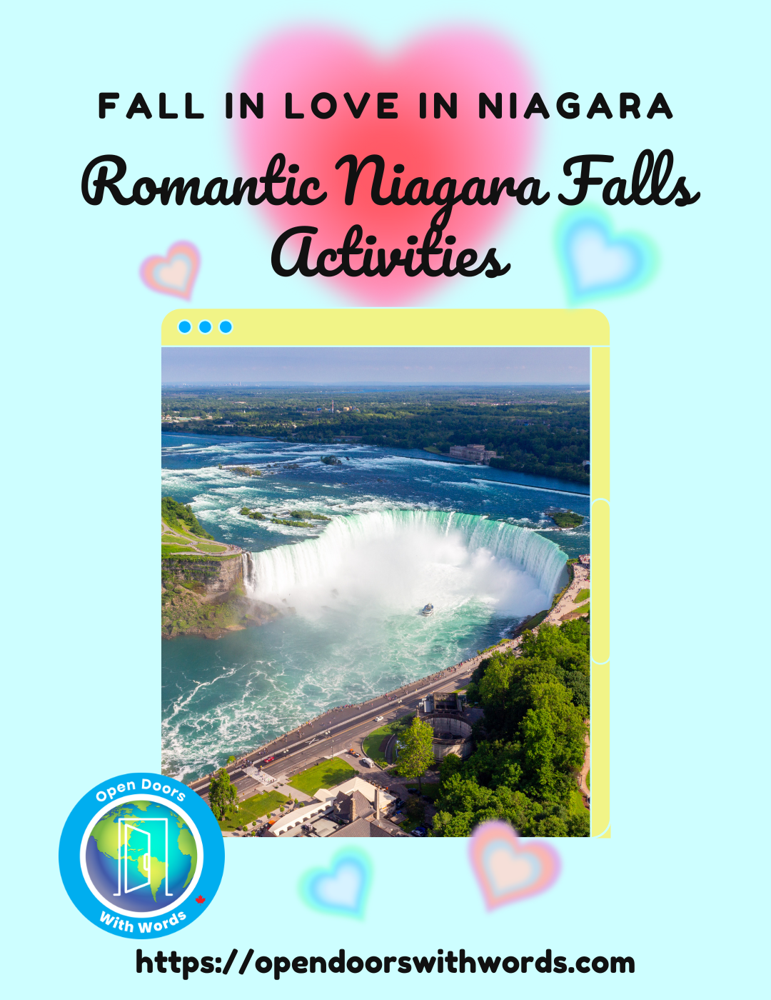 Romantic Niagara Falls Activities | Open Doors With Words